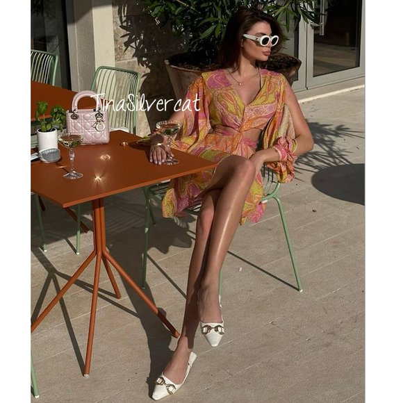 Zara | Dresses | Bloggers Fave Zara Cut Out Mini Dress Nwt | Poshmark